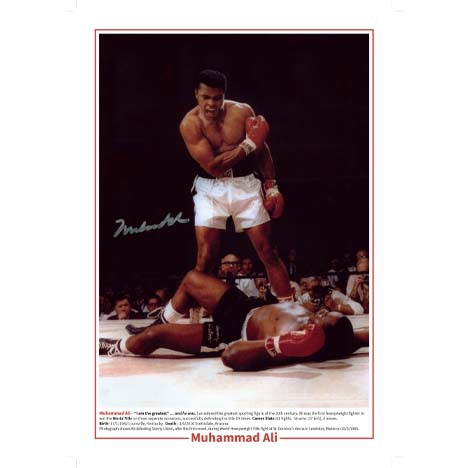 Muhammed Ali Over Sonny Liston (Framed) | ProScore